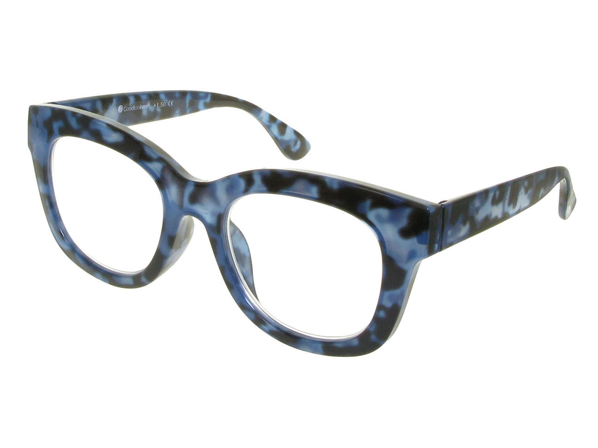 Reading Glasses 'Encore' Blue Tortoiseshell - Goodlookers