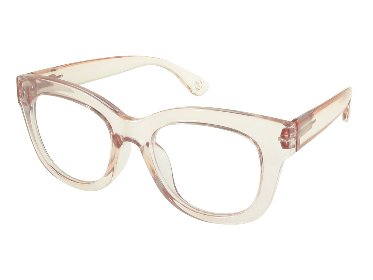 Reading Glasses 'Encore' Transparent Pink - Goodlookers