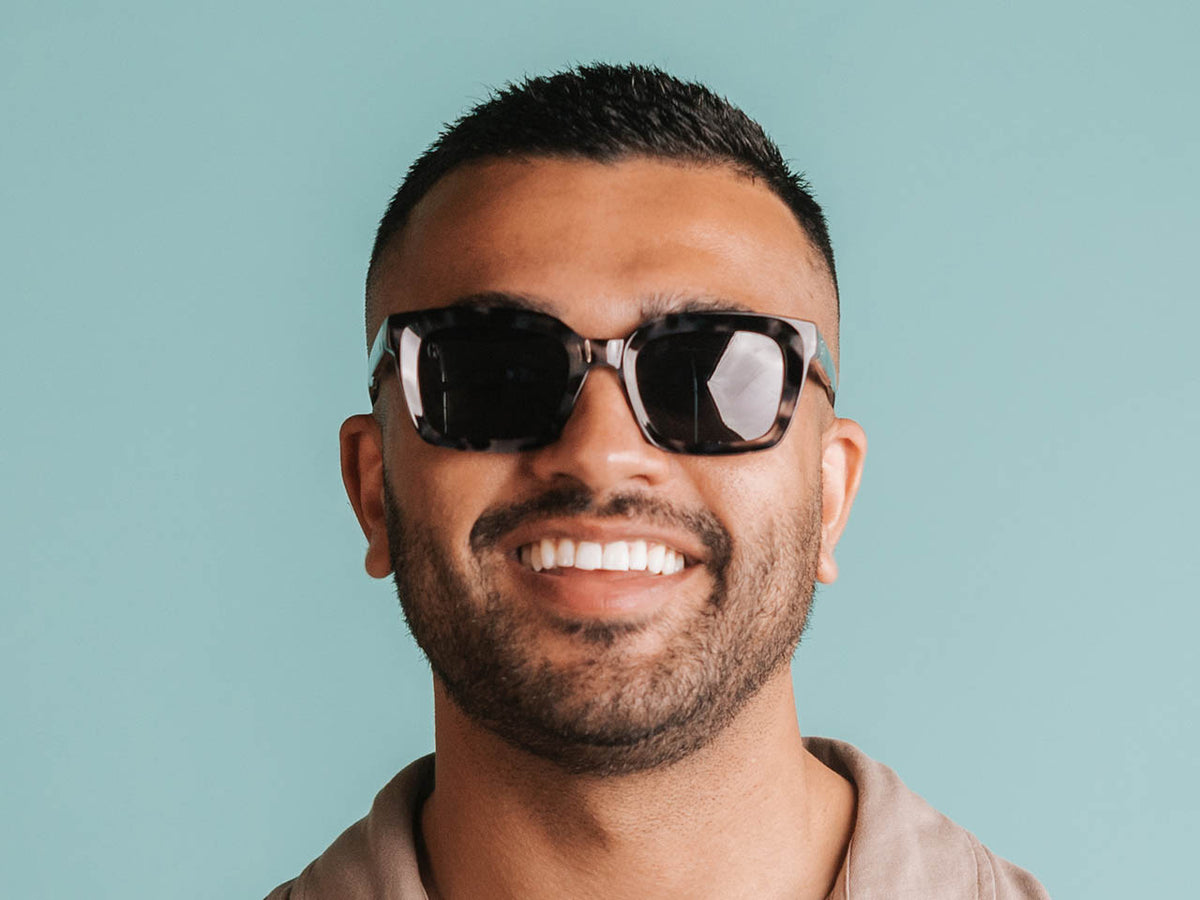 Sunglasses Polarised 'Juno' Grey Tortoiseshell - Goodlookers