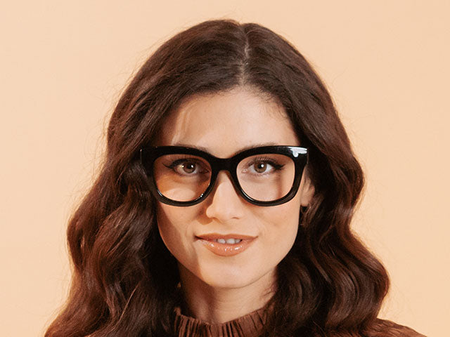 Reading Glasses 'Encore' Shiny Black - Goodlookers