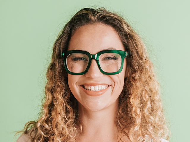 Reading Glasses 'Jamie' Green - Goodlookers
