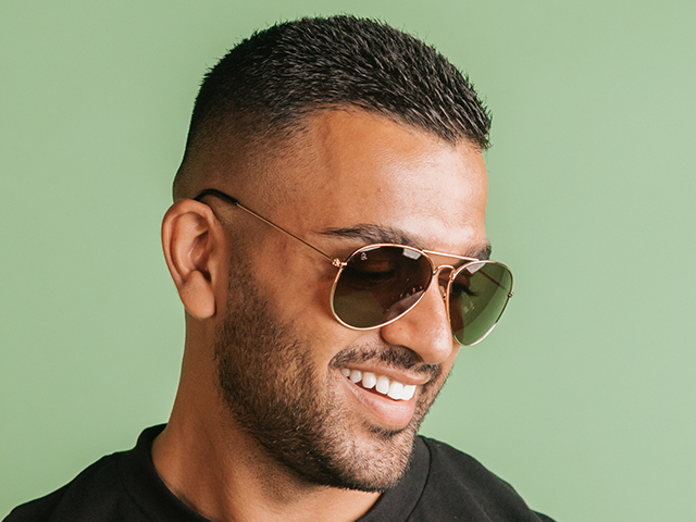 Sunglasses Polarised 'Maverick' Gold - Goodlookers